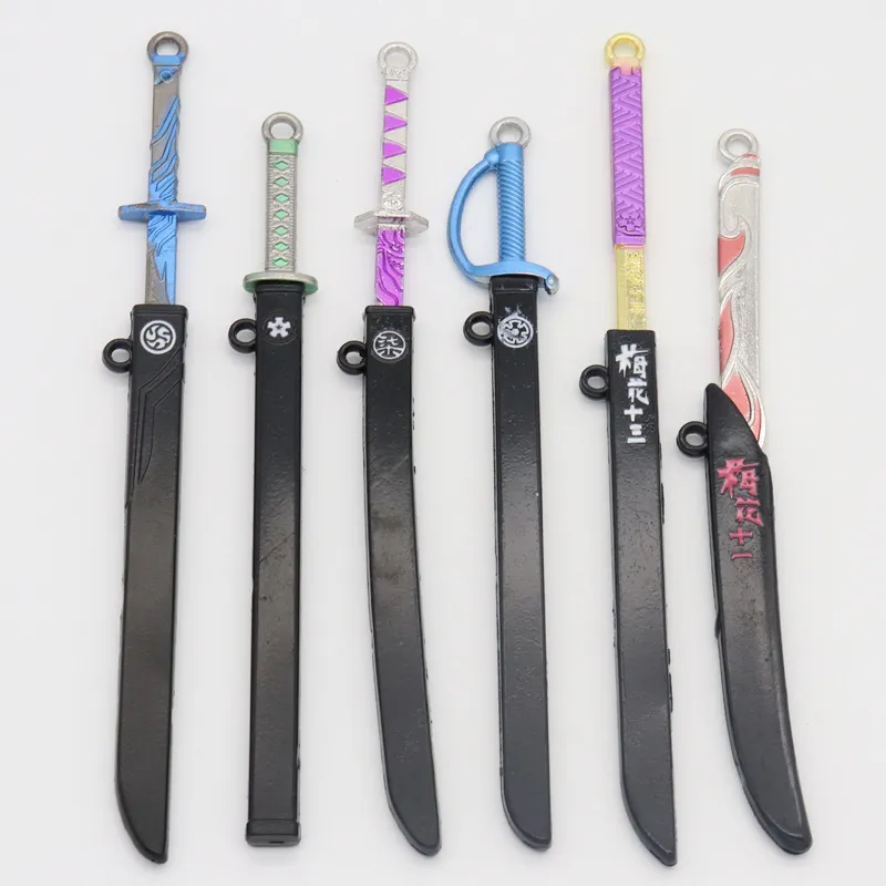 Assassin Wu Liuqi Plum Blossom Thirteen Swords Ah Qi Scissors Darts Token Alloy Key Ring Pendant