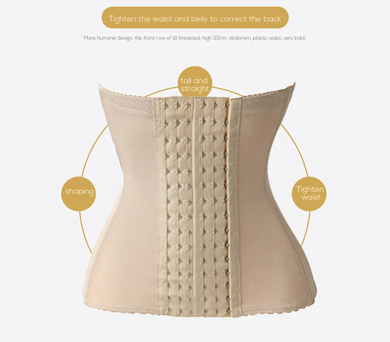 Waist Trainer Waist Cinchers Body Shaper Firm Control Nylon Waist ...