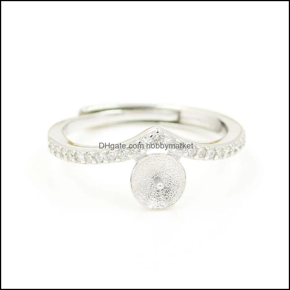 Sterling Silver Ring Settings: DIY Jewelry Mounting for Oyster Pearls ...