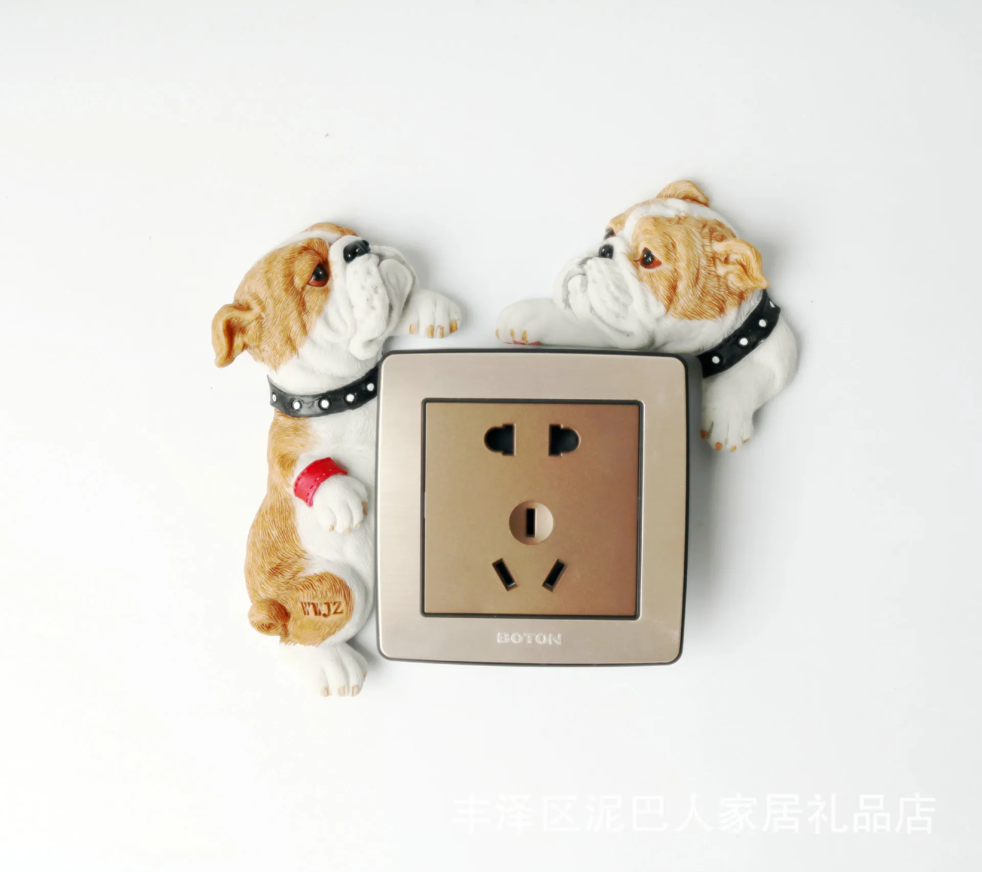 Creative Bulldog Design EU Electric Socket Cover - Decorative Wall ...