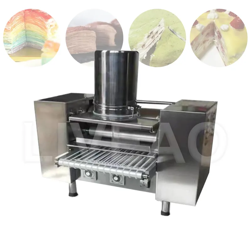 Sweet Cake Mango Durian Mille Crepe Layer Cake Maker Electric Cheese ...