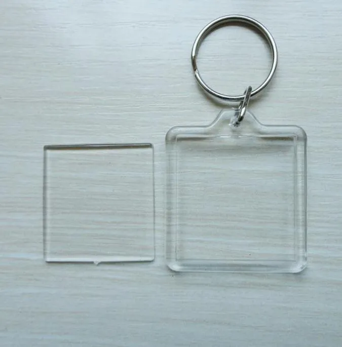 DIY Acrylic Blank Photo Keychains Shaped Clear Key... From ...