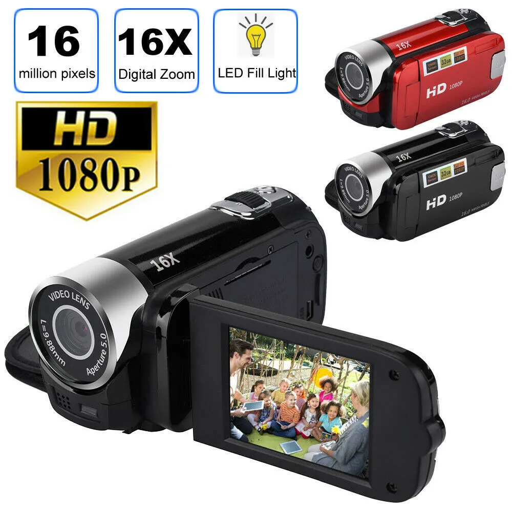 Digital Camcorder Video Camera 1080P Full HD 16 Million Pixel DV Screen ...