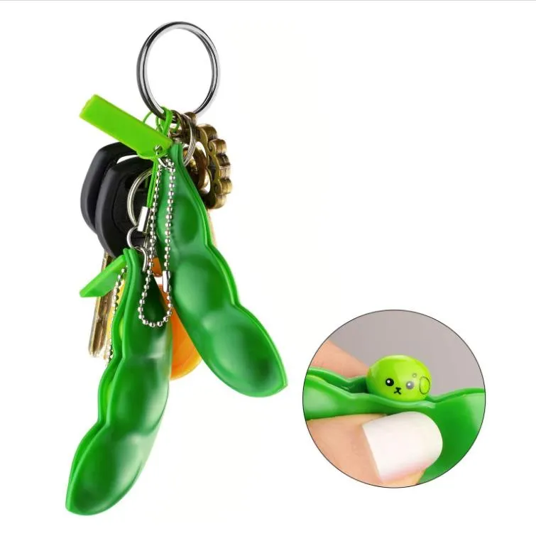 DHgate.com:Squishy Soybean Keychain Stress Reliever - Squeeze Peas ...