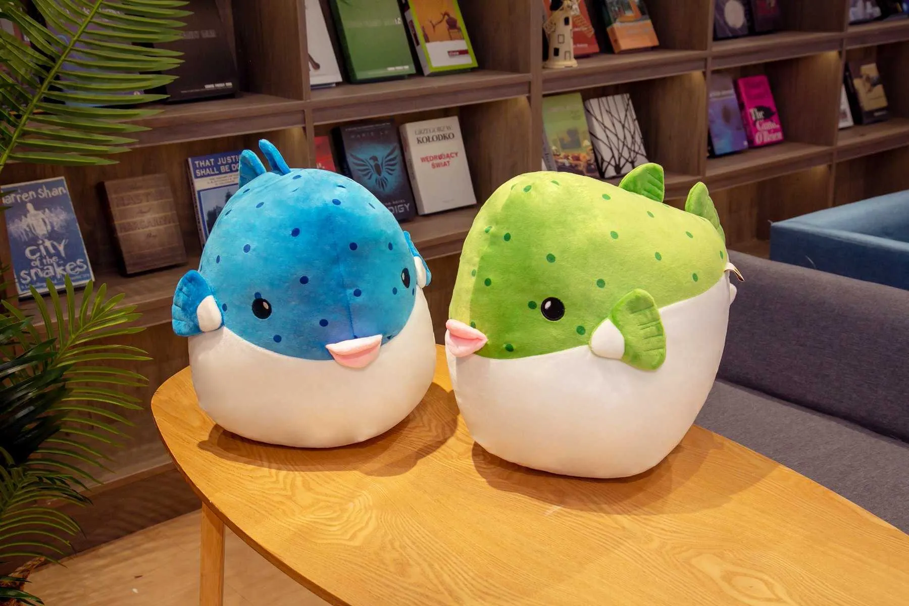Fish Plushies Adorable Globefish Plush Toy, Soft Stuffed Marine Animal ...