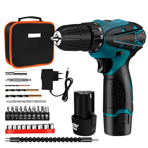 DHgate.com:Cordless Drill Driver Set - Powerful Screwdriver Drill ...