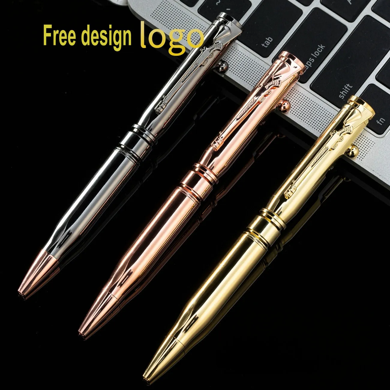 Ballpoint Luxury Pens Personalized Rifle Clip Spanner Pen Electroplated ...