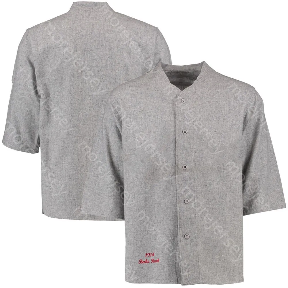 Babe Ruth Cooperstown Jersey With HOF Patch 1914 1929, Vintage Style In ...