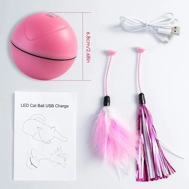 DHgate.com:Electric Rolling Magic Ball Toys for Cats, Interactive ...