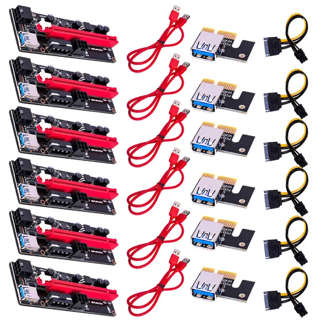 VER009 USB 3.I E Riser VER 009S Express 1X 4x 8x 16x Extender Riser ...
