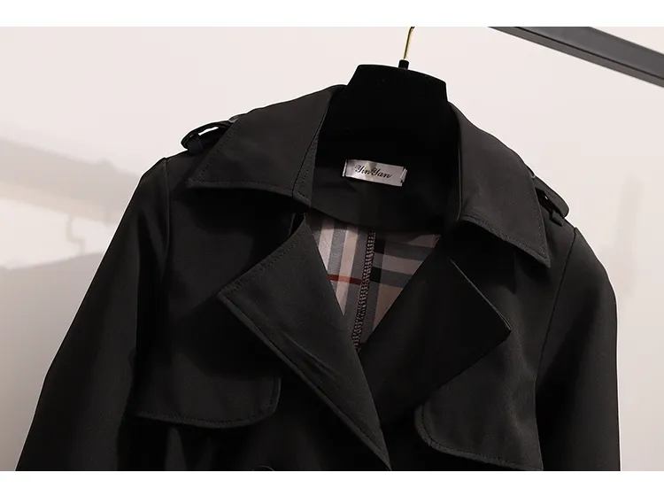 Elegant Women's Mid Length Windbreaker: A Stylish Trench Coat For ...