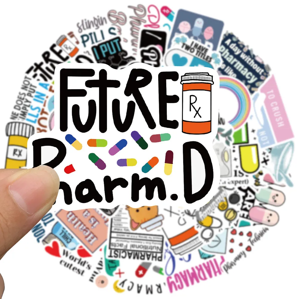 DHgate.com:50pcs Waterproof Skateboard Stickers, Cartoon Pharmacist ...