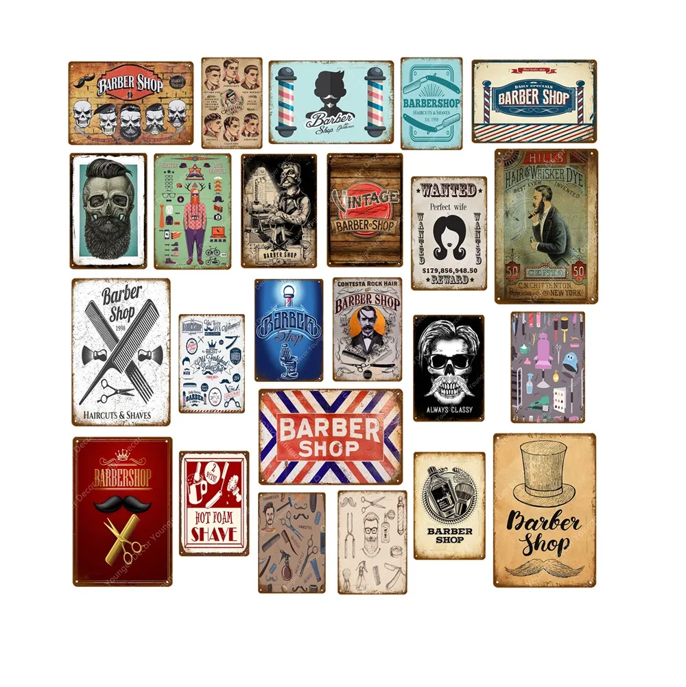 Vintage Barbershop Signs