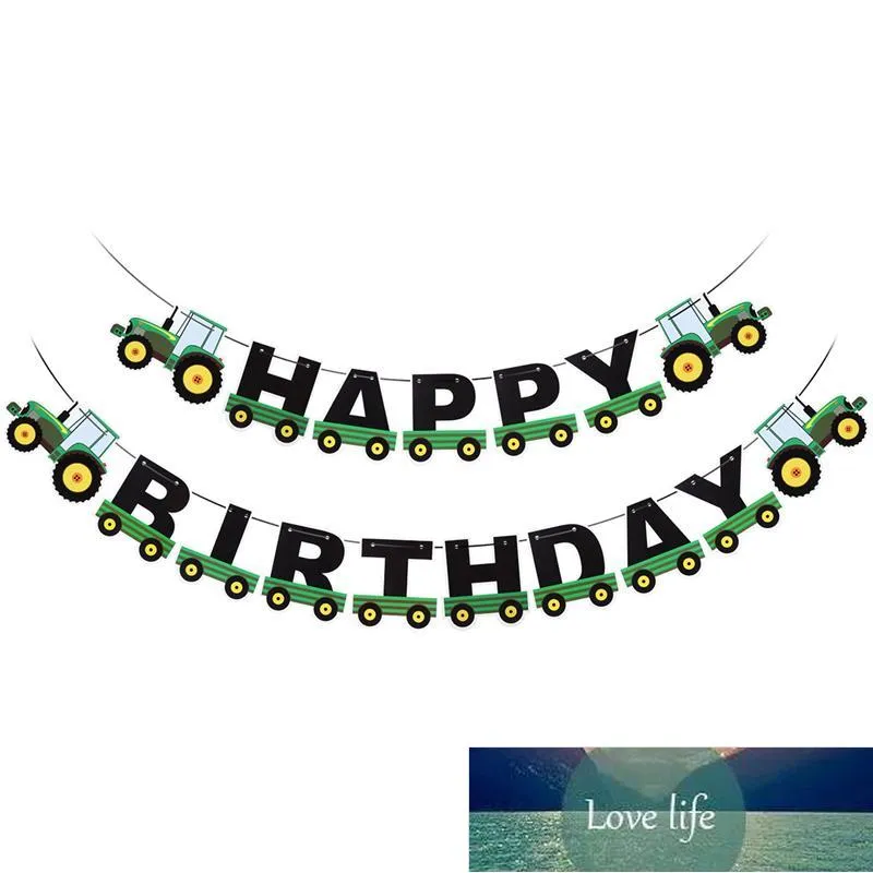 Tractor Banner Banner Tractor Garland Bunting Para Tractor Fiesta De ...