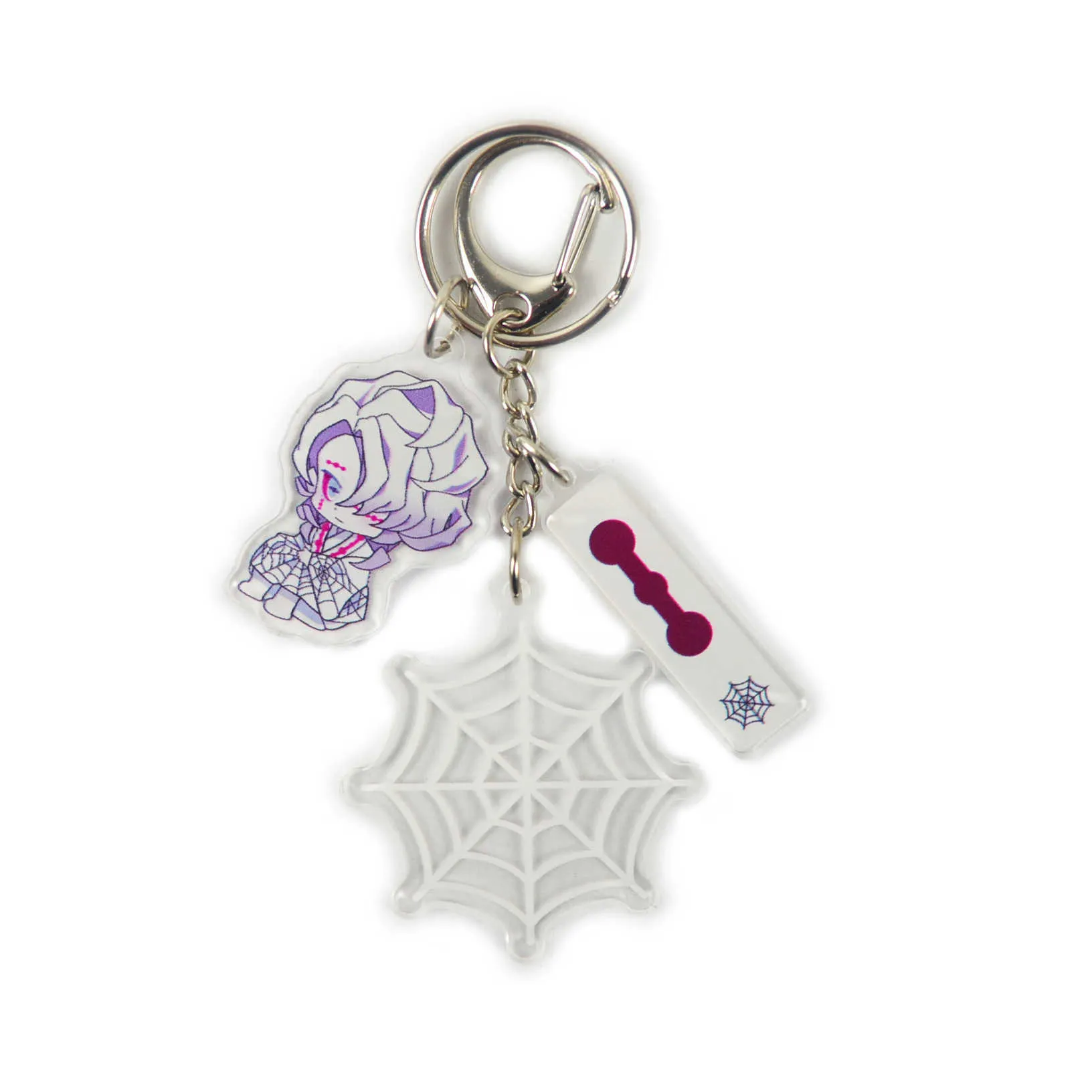 Demon Slayer Demon Moons Cosplay Bleach Keychain Set Kokushibo Doma ...