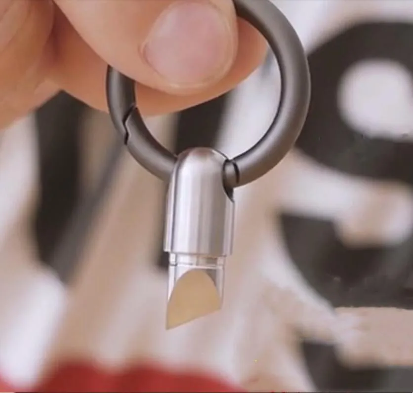 Portable Capsule Cutter With Keychain Ring Tiny Ring Cutter Tool For ...