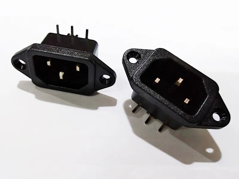 DHgate.com:90 Degree Angled Power Adapter, 10A 250V IEC 320 C14 3Pin ...