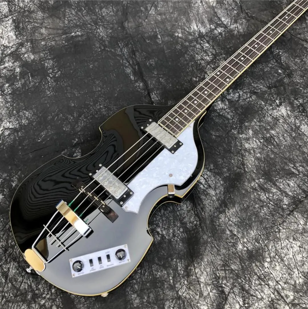 DHgate.com:Hofner Contemporary Series H500/1-CT Black Electric Bass Guitar, Flame Maple Top ...