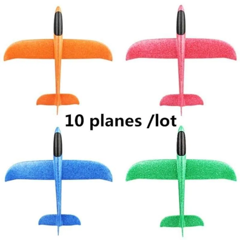 Foam Glider Planes For Kids Hand Throwing Toy Gliders, Outdoor Flying ...