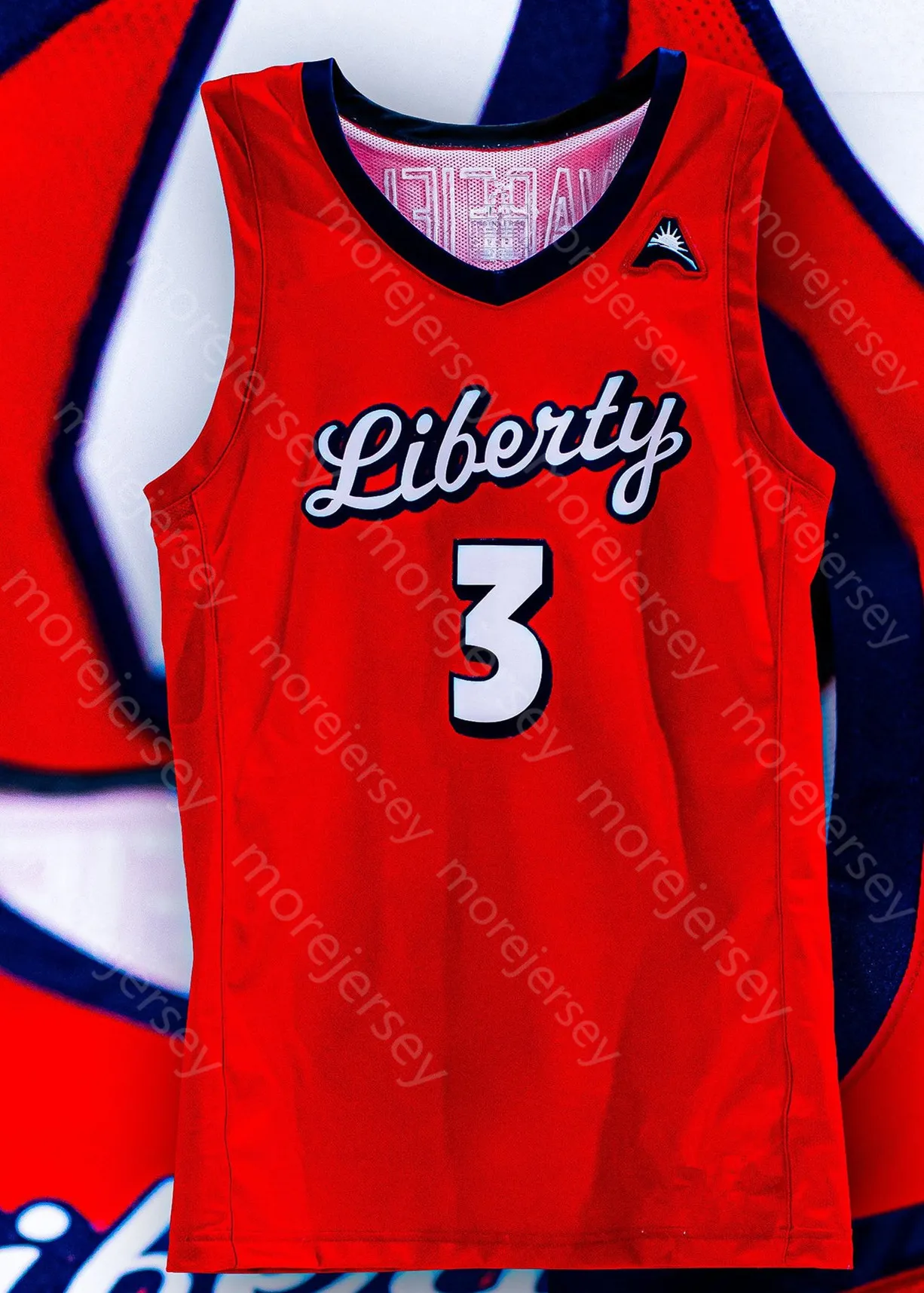 Liberty Flames Basketball Jersey NCAA College Mens Sports Apparel From ...