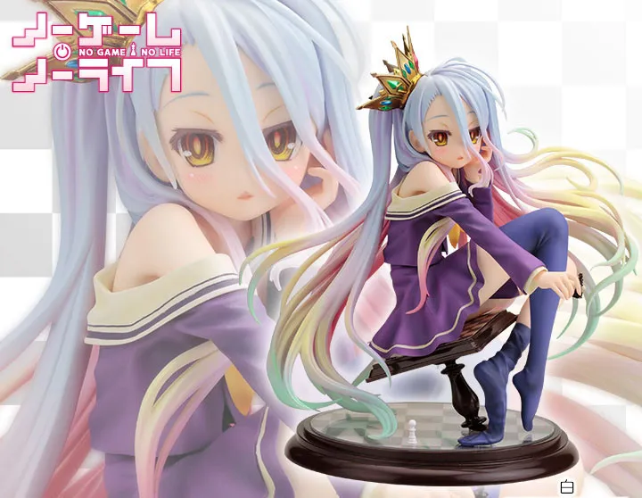 DHgate.com:NO GAME NO LIFE Shiro 1/7 Scale PVC Action Figure Sexy ...