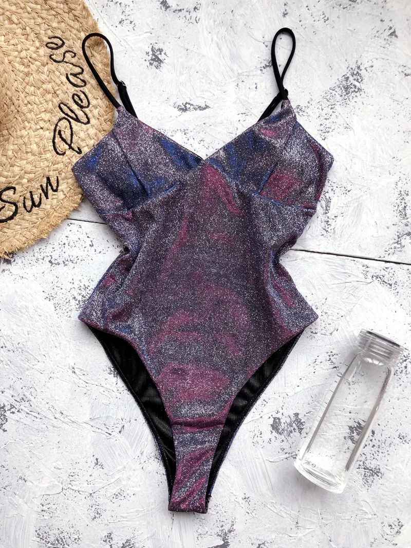 DHgate.com:Elegant Women's Shimmering One-Piece Swimsuit - Perfect for ...