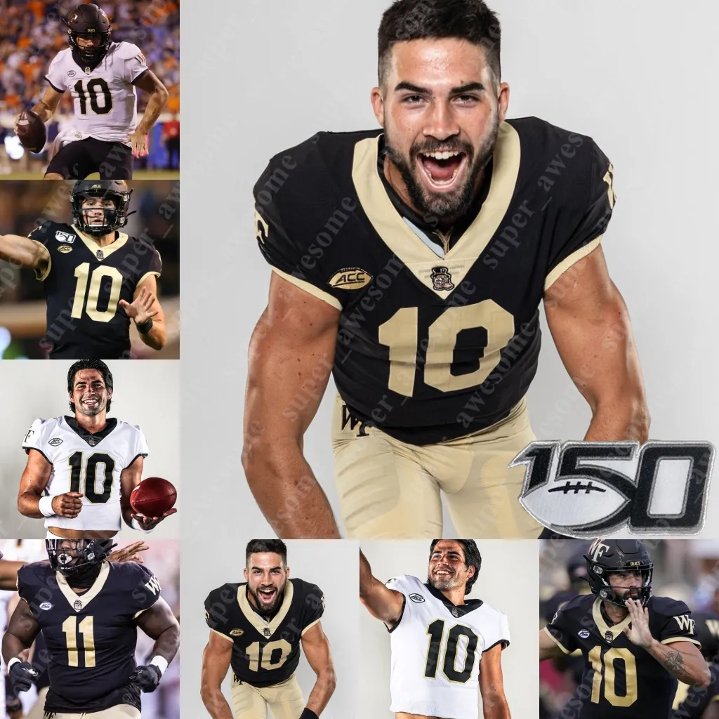 Wake Forest Football Jersey Sam Hartman A.T. Perry Justice Ellison Ryan ...