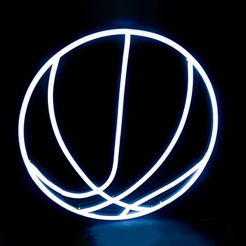 Handmade Basketball Neon Sign - Club Sports Decor, LED Light for Game ...