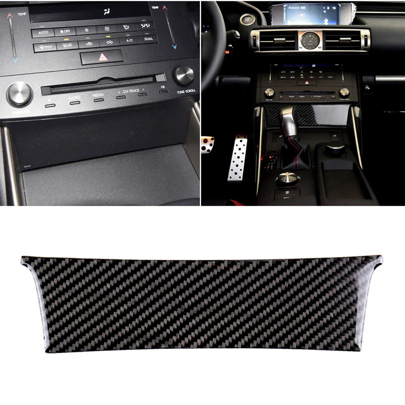 Stylish Carbon Fiber Interior Decoration For Lexus IS250 2013 2020 With ...