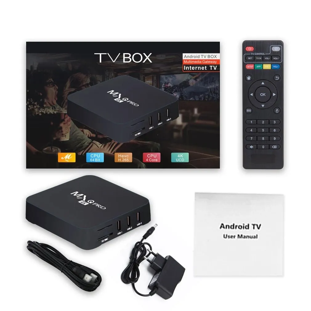 DHgate.com:4K HD 3D TV Box Android Smart TV-Box 2.4G WiFi WLAN Home ...