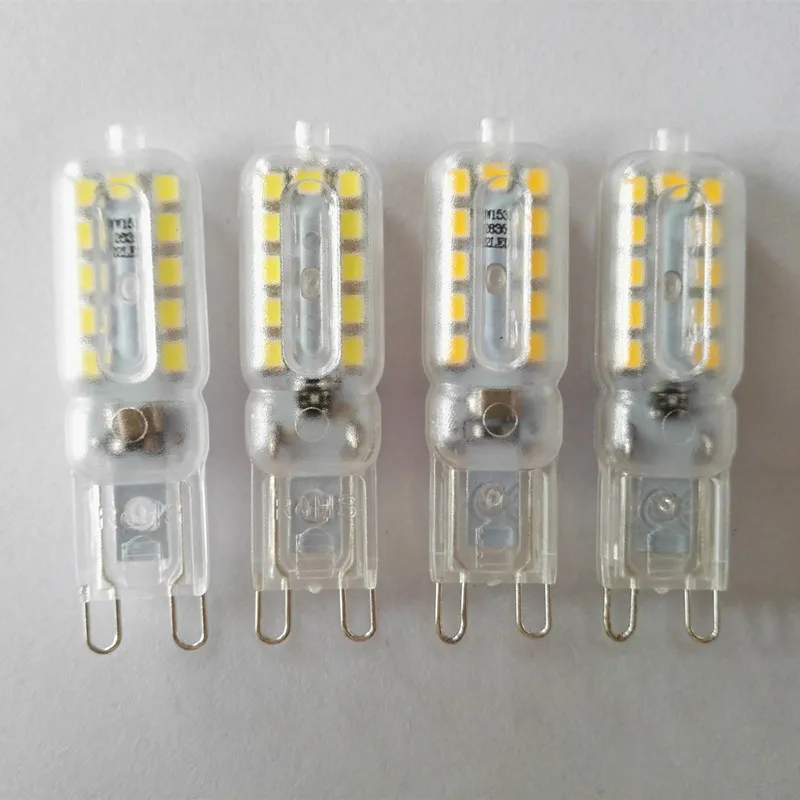 Dimmable LED G9 Light Bulb, 14/22 LEDs, 220V, SMD 2835 Spotlight, 5W/8W ...
