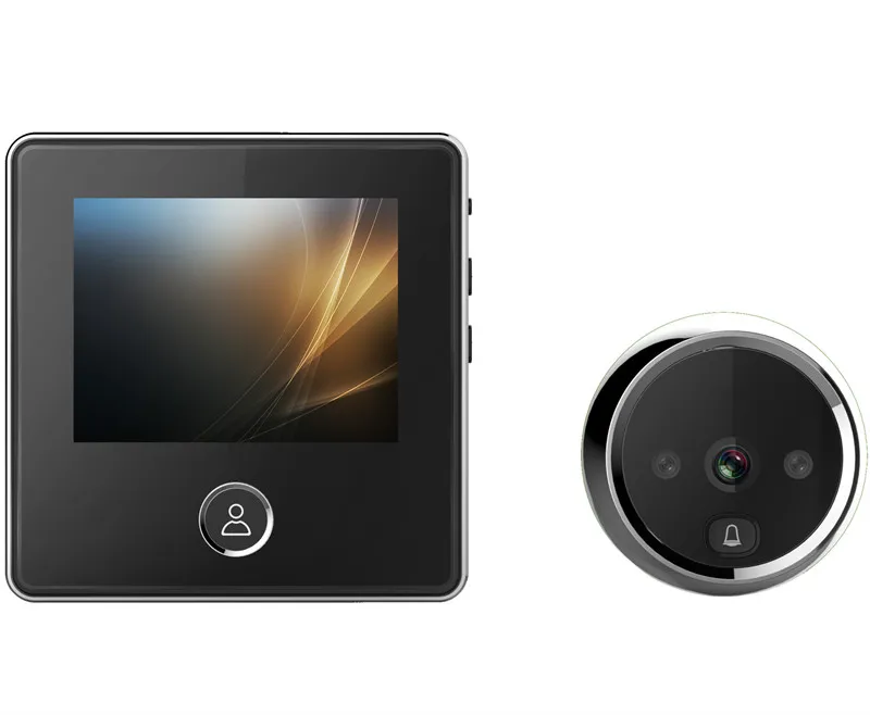 Front Door Peephole Camera Digital Smart Doorbell Security Camera with ...