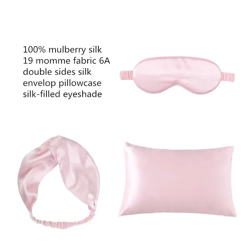DHgate.com:100% Pure Silk Sleep Eye Mask, 2-Layer Headband, 48x74cm ...