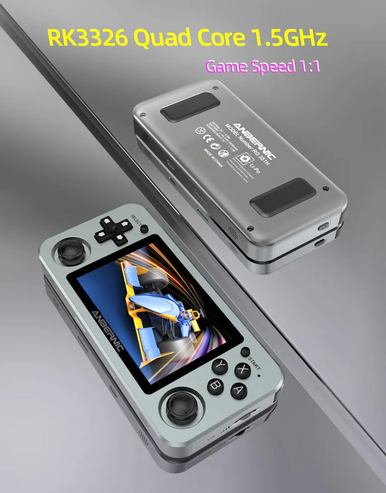 ANBERNIC RG351M/P Retro game consoles - Aluminum Alloy Shell, 2500 ...