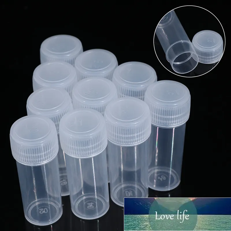Wholesale 5ml Plastic Test Tubes Vials Sample Container Powder Craft ...