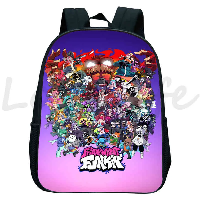 Friday Night Funkin Backpacks 3D FNF Jeu Prints Garçons Cartoon Boobag ...