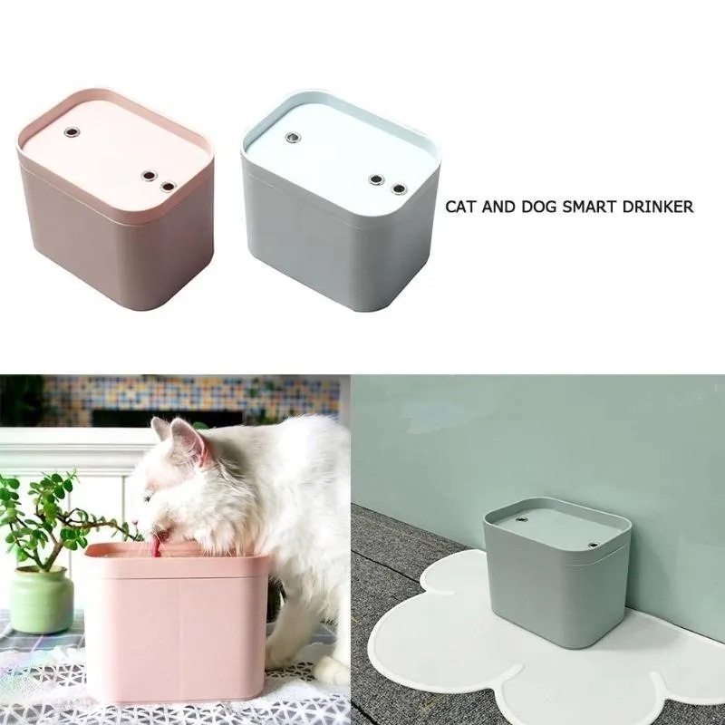 Cats Dogs Automatic Water Fountain With USB Cable Pet... From Long10 ...