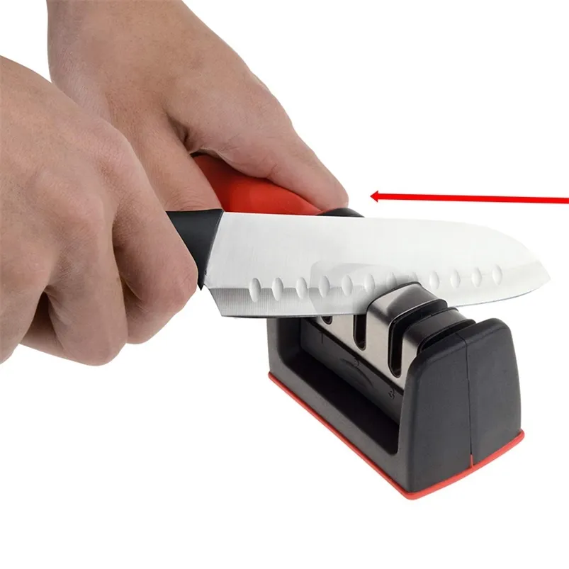 3-Stage Knife Sharpener - Professional Kitchen Knife Sharpener Tool for ...