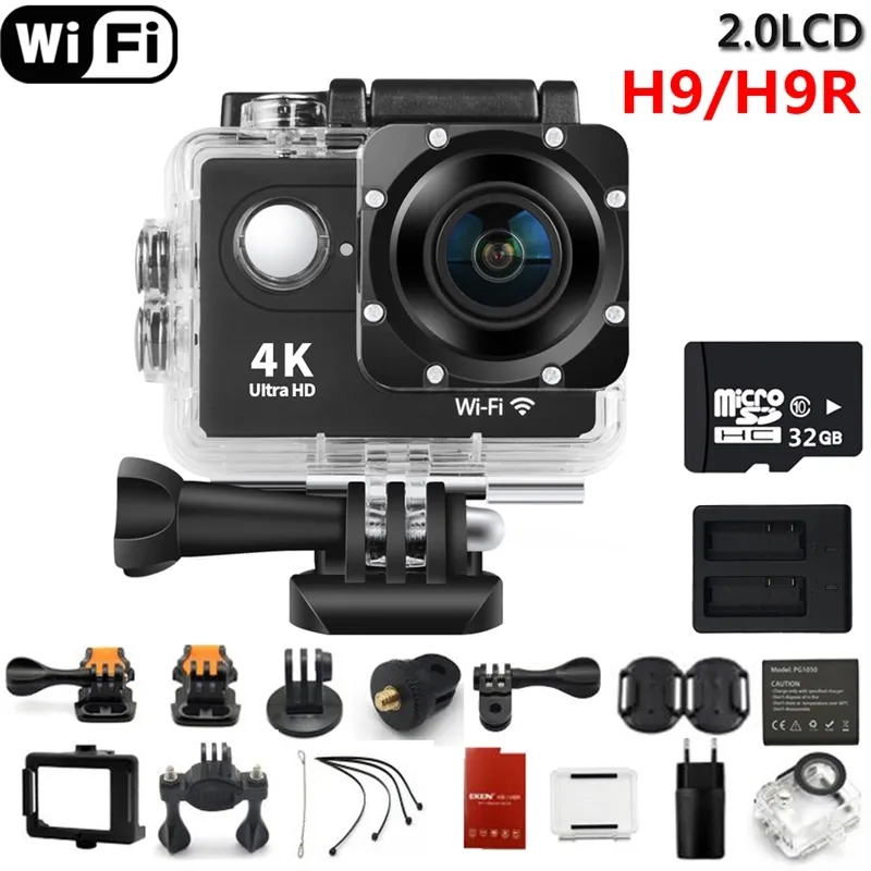 4K Ultra HD WiFi Waterproof Action Video Camera - Remote Control Sports ...