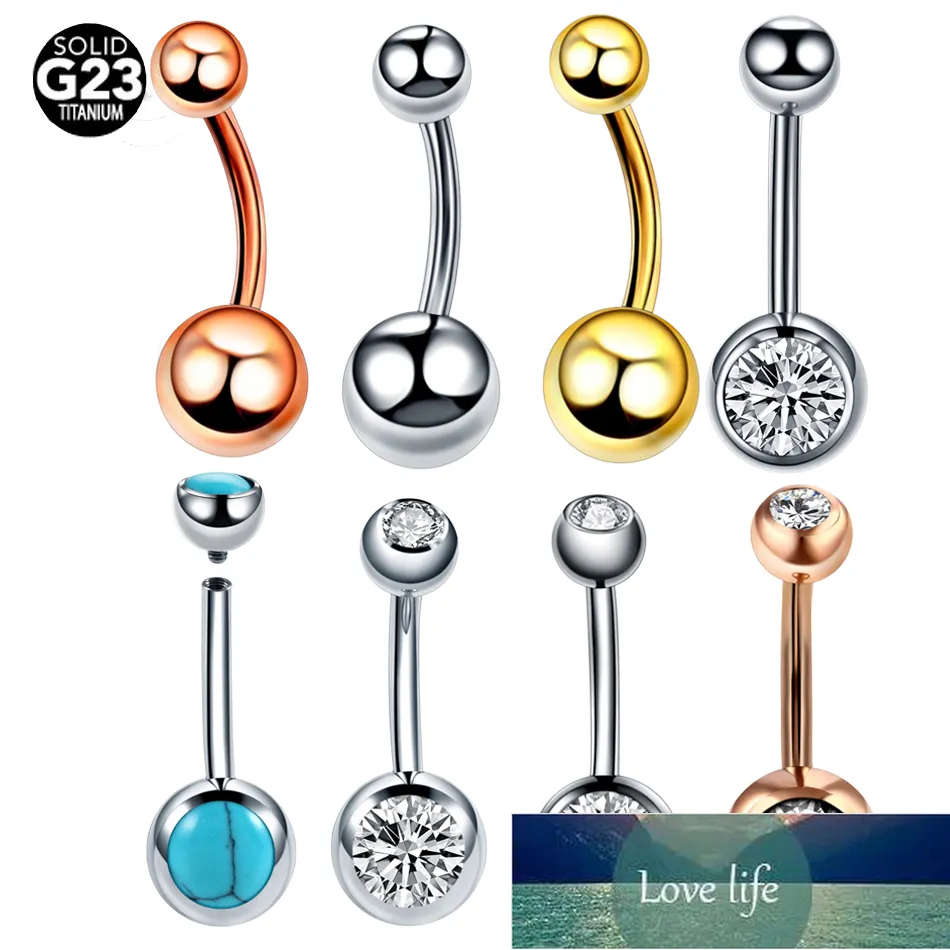 G23 Titanium Navel Rings - 10/20/Internal Thread Belly Button Piercings ...