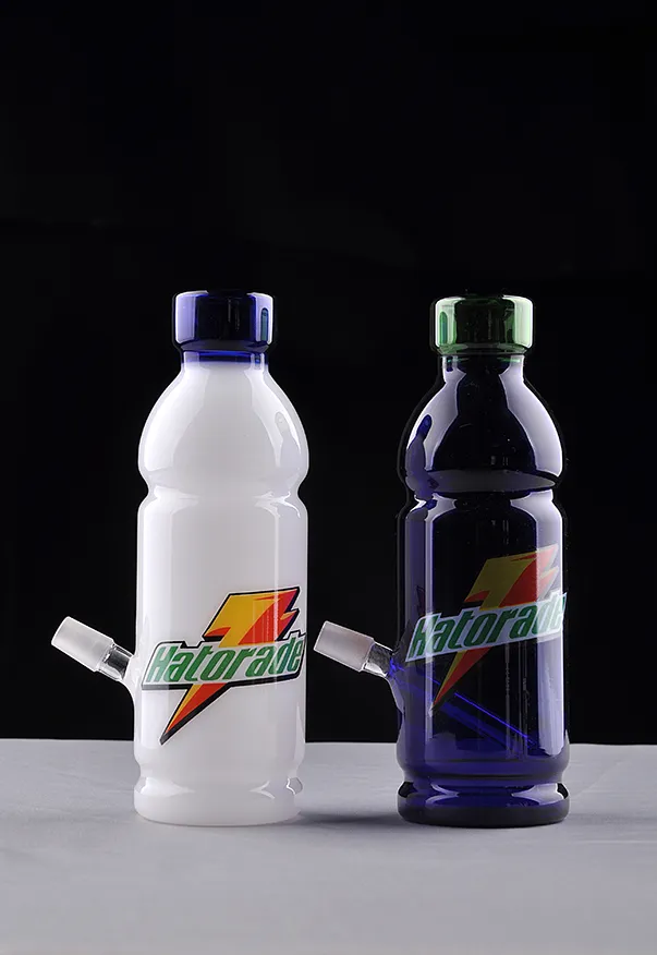 Compra Nuevo Vidrio Blanco Azul Bong Spritech Bongs Sucios Halorade ...