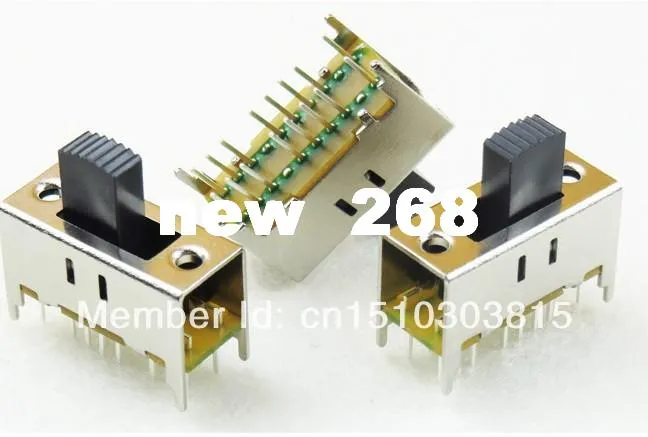 Wholesale Dip 2 Way 4 Position 4p2t Slide Switch 4 Pole Slide Door ...