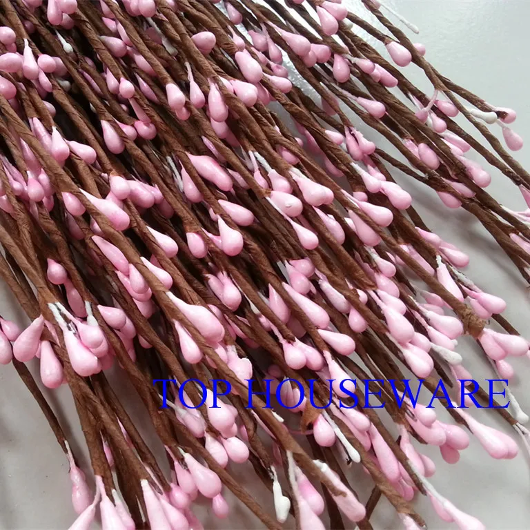 40cm Artificial Pip Berry Stems For Floral Arrangements, Crafts ...
