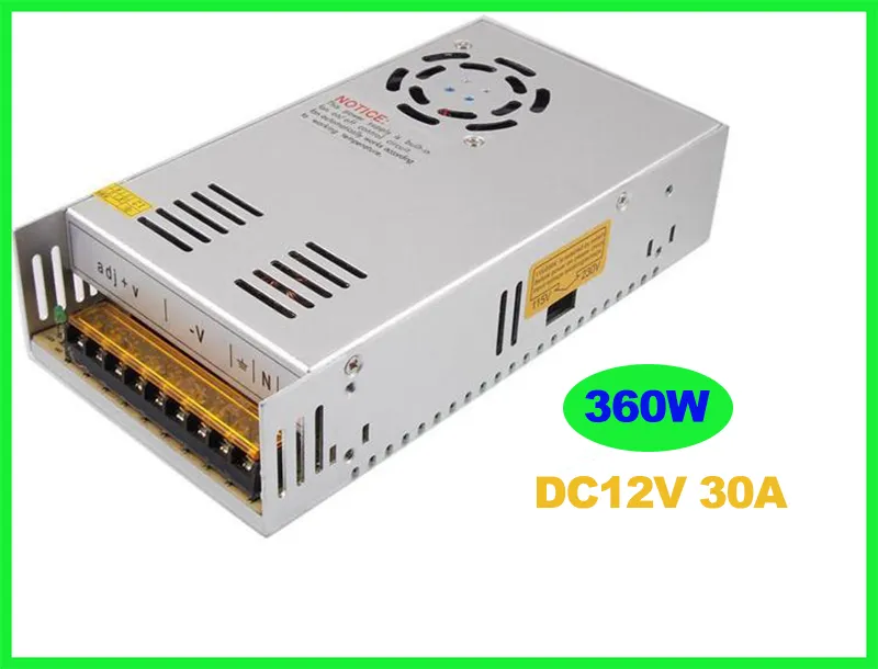 Lighting Transformers Switching Charger 12V 15A 180W Led Driver 360W AC110 220V To DC12V POWER ...