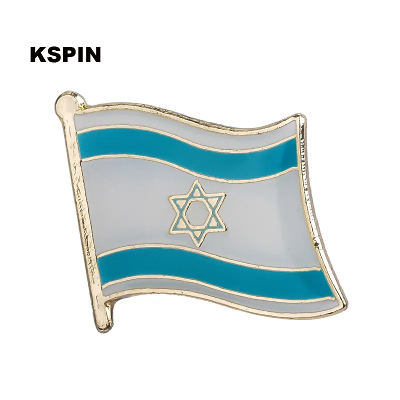 DHgate.com:Free shipping the Israel Metal Flag Badge Flag Pin 10PCS KS ...