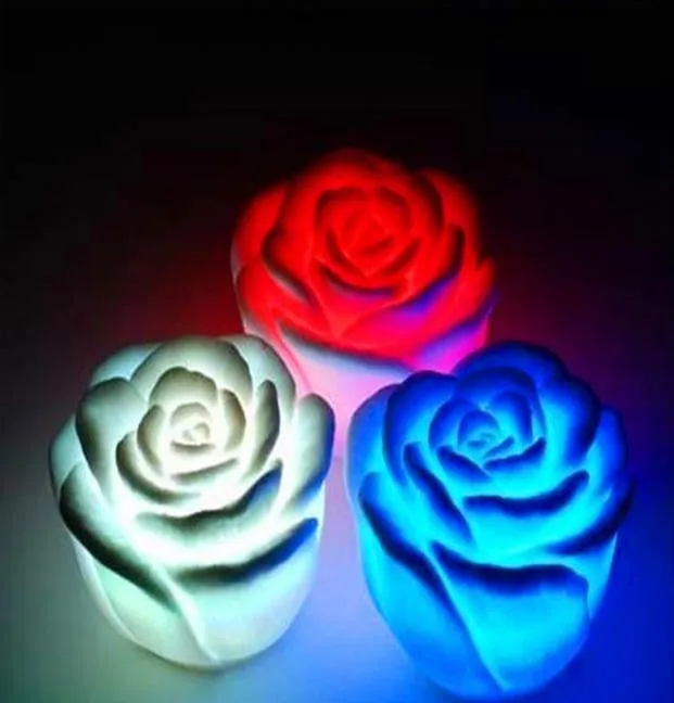 Flameless LED Floating Rose Flower Candles ... From Szyang, $1.91 ...