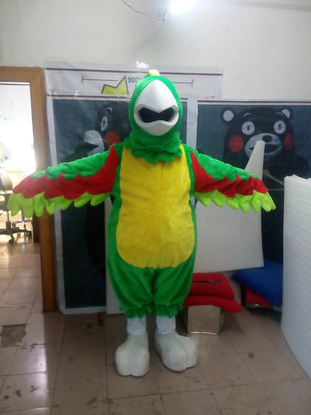 Deluxe Parrot Mascot Costume - Realistic Design, Adult Size, High ...