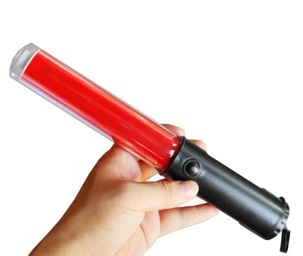 LED Traffic Baton Light Flashlight - Magnetic, Outdoor Road Safety ...