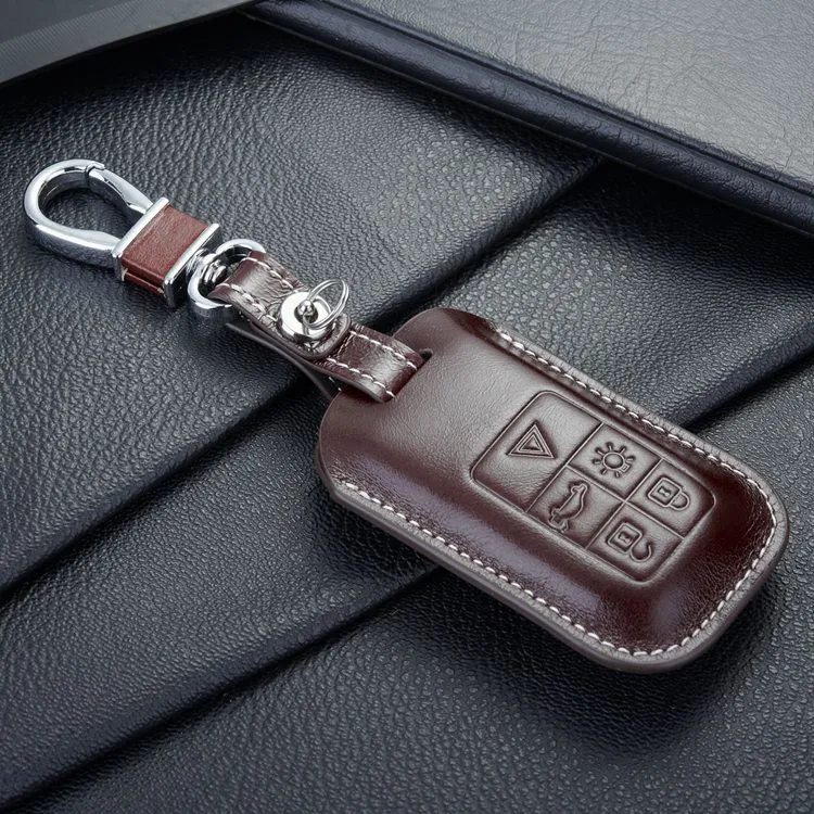 DHgate.com:Genuine Leather Key Fob Case Cover for Volvo 2024 Auto ...