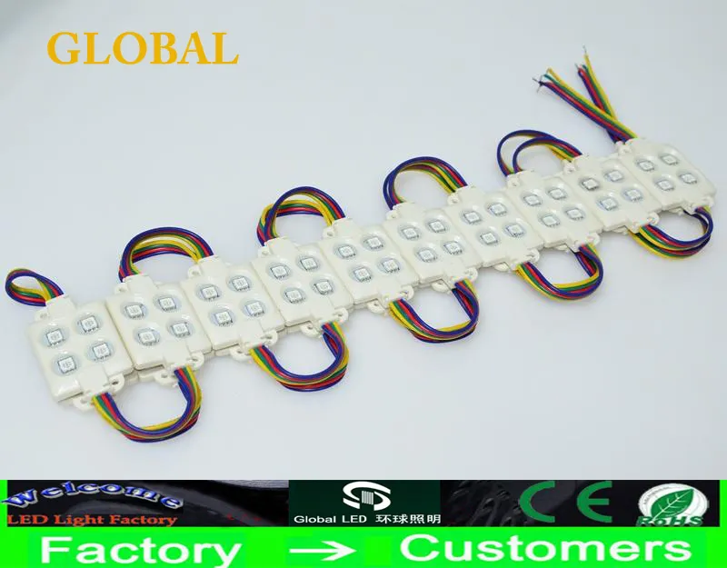 DHgate.com:Injection IP67 Waterproof RGB SMD5050 LED Module (Pack of 10 ...